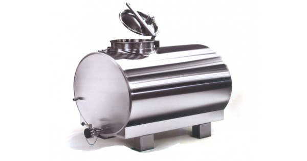 Mobile milk tank : transport and stockage from 200L to 1400L